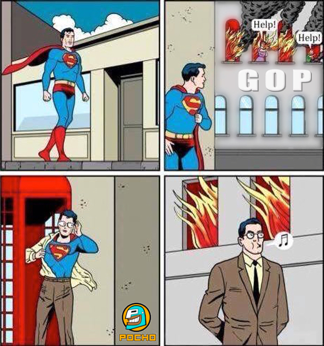 Hey, Superman! Hey, Superman! Do you smell fire? (toon) - POCHO
