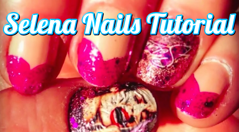 How to rock some bomb Selena nail art (@SaraChicaD video) - POCHO