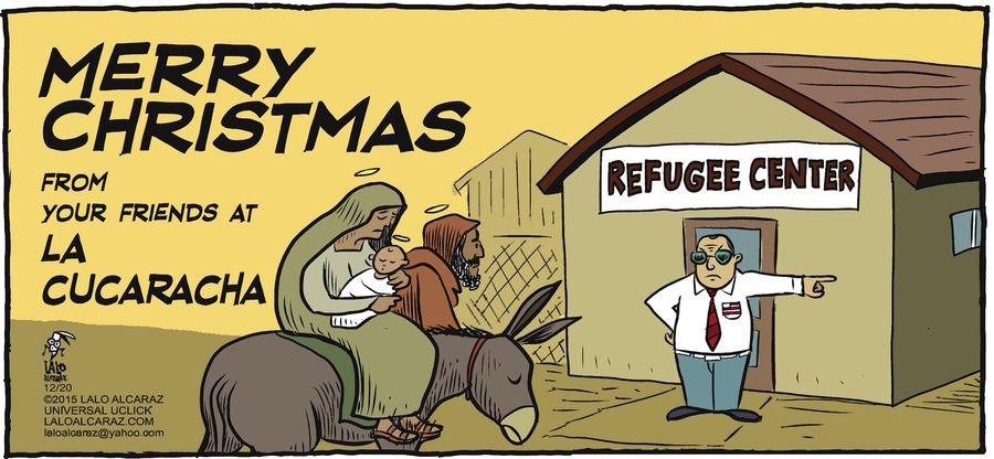 La Cucaracha: Keep moving, folks – no room at the inn (toon) | POCHO
