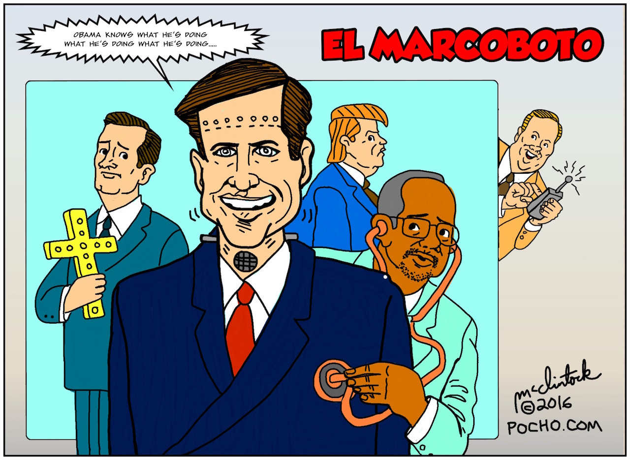 When Robots Go Wrong: The Marco Rubio Story (toon) - POCHO