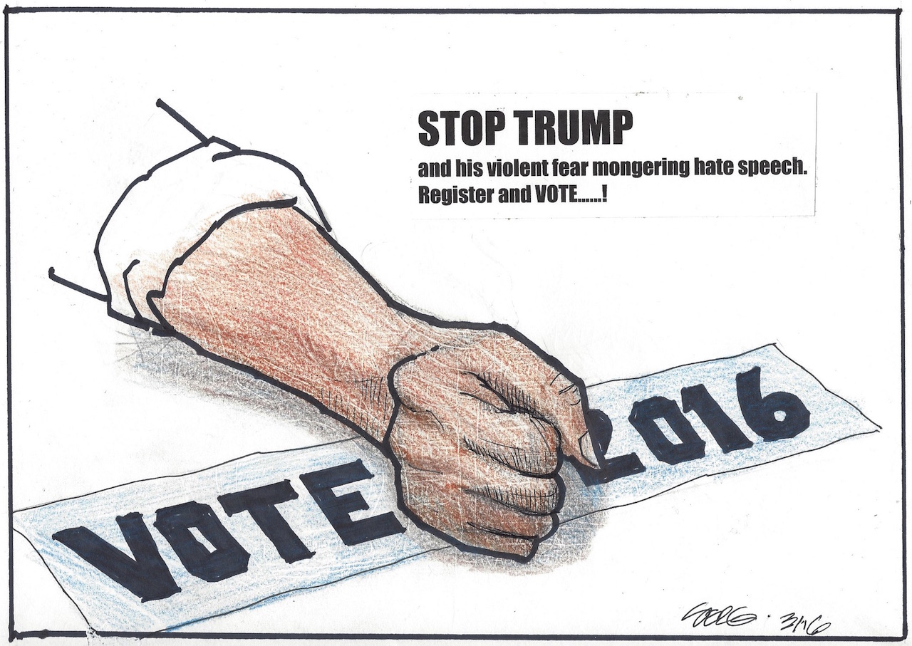 Millions of Americans can stop Trump with this one easy trick (toon ...