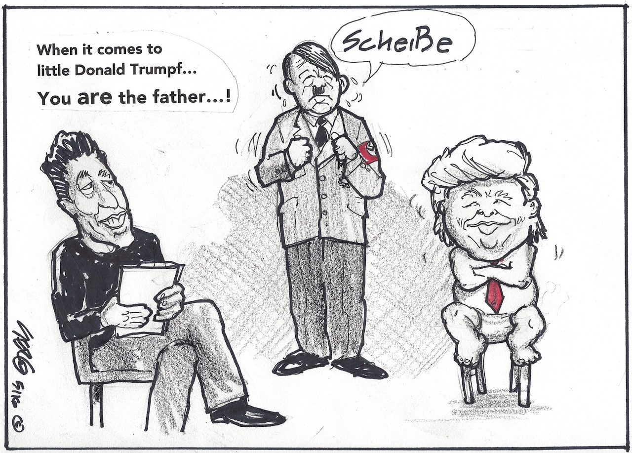 Next on Maury Povich: The Donald Trump Paternity Test (toon) - POCHO