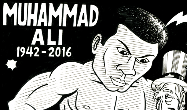 Muhammad Ali R.I.P. (toon) - POCHO