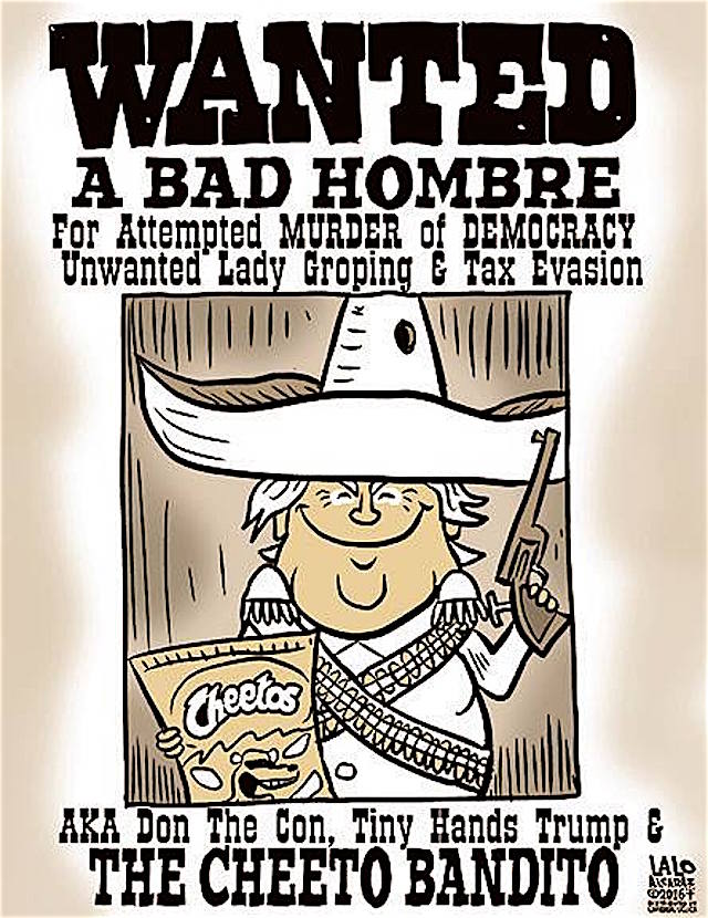 WANTED! BAD HOMBRE aka CHEETO BANDITO (toon) : POCHO