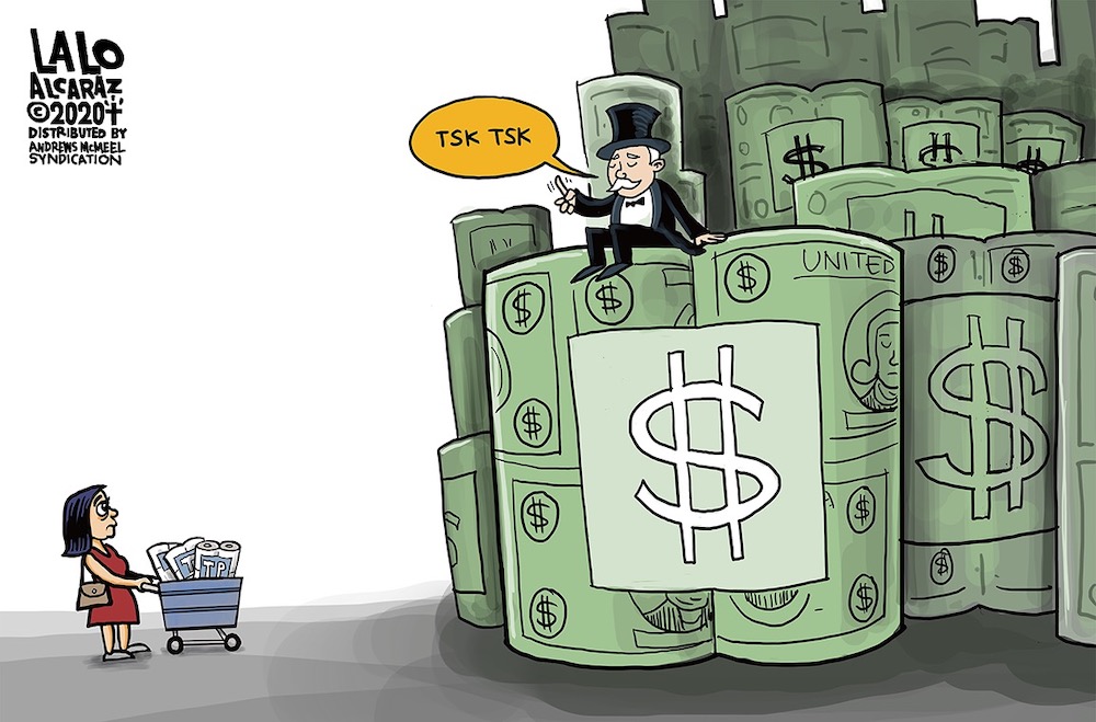 Hoarding is Bad : r/editorialcartoons